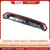 China ABS Anti Aging Car Front And Back Bumper Guard For Mitsubishi Outlander for sale