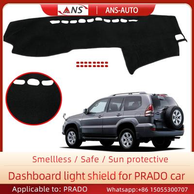 China Crack Against Toyota Prado Automotive Dashboard Covers Black for sale