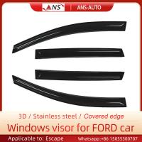 China ABS Smoke Window Visor , 4Pcs/Set Side Window Deflectors Fit Ford Escape 2013-2019 for sale