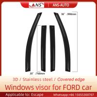 China ABS Smoke Window Visor , 4Pcs/Set Side Window Deflectors Fit Ford Escape 2013-2019 for sale
