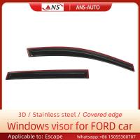 China ABS Smoke Window Visor , 4Pcs/Set Side Window Deflectors Fit Ford Escape 2013-2019 for sale