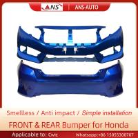 China Black Honda Civic Front Bumper Guard Steel ISO9001 Approved for sale