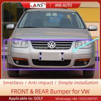 China Smooth Finishing Foldable Front Car Bumper Guard With Side Marker Holes for sale