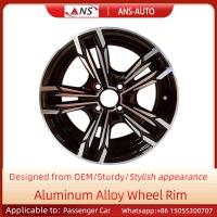 China Black Cars Body Parts Collision Resistant 17 Inch Aluminum Rims for sale