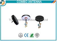 China Low Profile GSM GPS Antenna for Vehicle Tracking with WiFi Support - 4M RG174 Cable, IP67 Rated for sale