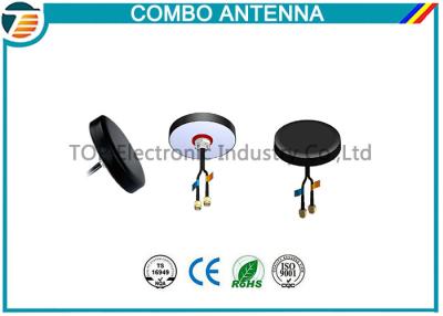 China Low Profile GSM GPS Antenna for Vehicle Tracking with WiFi Support - 4M RG174 Cable, IP67 Rated for sale