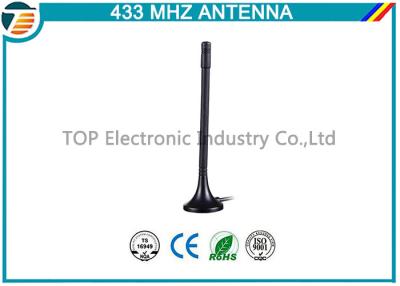 China GSM GPRS 433MHz Antenna with 3G SMA Connector, 3m RG174 Cable, 121mm Height, 3.0 dBi Gain for sale