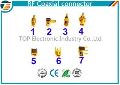 China MCX RF Coaxial Connector for RG174 Cable - 50 Ohm, DC to 6 GHz, IP67 Waterproof Rating for sale