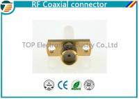 China SMA Jack Straight Panel Coaxial Cable Connector TOP-SMA11 Solder Type 50Ω 18GHz for sale