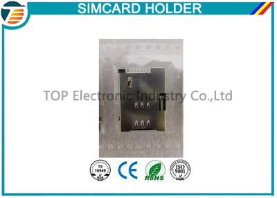 China Molex 0475531001 Push-Push SIM Card Holder 6 Pin 1.27mm Pitch 1.80mm Height for GSM GPRS Modules for sale