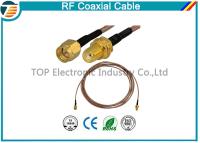 China RG36 RF Coaxial Cable SMA Male to SMA Female Bulkhead Connector 50 Ohm RG316 5-15cm Length for sale
