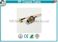 China N Type 50 OHMS RF Coaxial Cable RG136 RG174 RG178 with 0.25dB/ft Signal Loss and -40°C to +80°C Temperature Range for sale