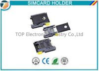 China High Temperature SMT Micro SIM Card Connector 8-Position 2.54mm Pitch with Gold Contacts for Cellular Phones for sale