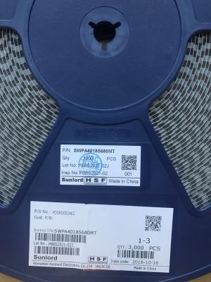 China SWPA4018S680MT 68μH Shielded Power Inductor 4x4.8mm 3.2A Saturation Current 90mΩ DCR for sale