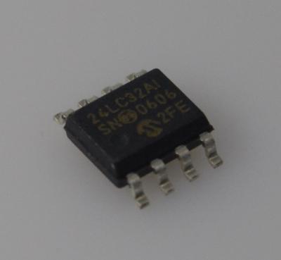 China 24LC32A-I/SN 32Kbit I2C EEPROM 400kHz 2.5-5.5V Industrial Grade SOIC-8 for sale