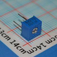 China 3362P-1-102LF 1kΩ 10-Turn Precision Potentiometer with ±10% Tolerance and 0.5W Power Rating for Circuit Calibration for sale