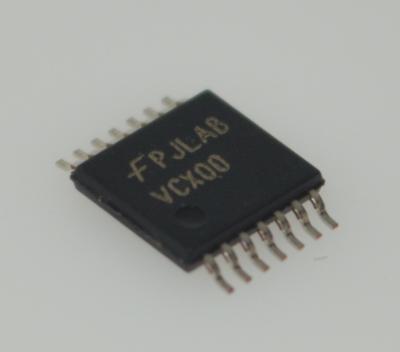 China 74VCX00MTCX Quad 2-Input NAND Gate 2.3-3.6V 100mA TSSOP-14 for sale
