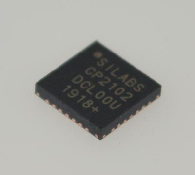 China CP2102-GMR USB to UART Bridge Single Chip 3V to 3.6V 9600 bps to 2 Mbps QFN-28 for sale