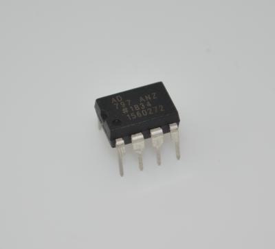 China AD797ANZ Ultralow Noise 0.9nV/√Hz Op Amp 8-Pin DIP 110dB CMRR 80MHz Gain-Bandwidth for Precision Instrumentation for sale