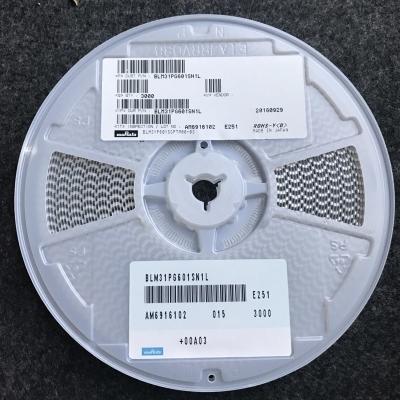 China Murata BLM31PG601SN1L 600V 3A Power Inductor 16mOhm DCR AEC-Q200 Grade 1 for sale