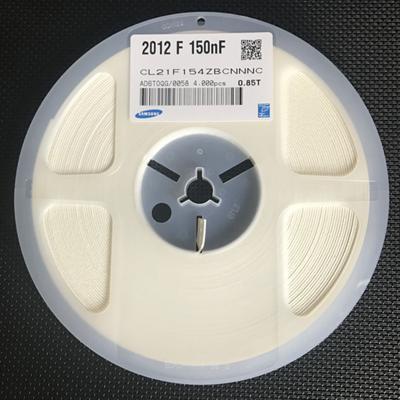 China Samsung CL21F154ZBCNNNC MLCC 0.15µF 16V 0805 Z5U Capacitor Tape Reel for sale
