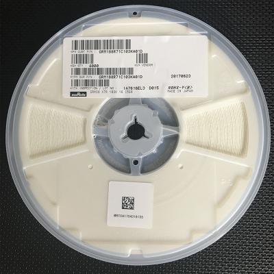 China GRM188R71C103KA01D MLCC 10nF Capacitance 16V X7R 0603 Surface Mount Ceramic Capacitor for sale