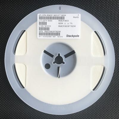 China RMCF0603FT820K 820kΩ Thick Film Chip Resistor 0603 1% Tolerance 100ppm/°C TCR 1/10W RoHS for sale