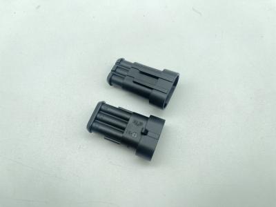 China TE Connectivity 282105-1 3 Position 5.0mm Pitch Wire-to-Board Header Vertical Through Hole Shrouded Friction Lock 9A for sale