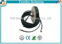 China M12 Screw Mounting Combo Antenna 81.3x14.6mm IP67 Waterproof for 4G LTE MIMO Applications for sale