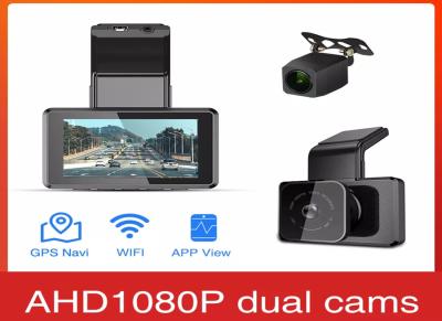 China WIFI GPS Logger 4K Car Dashboard Mounted Dash Cam 3inch for sale
