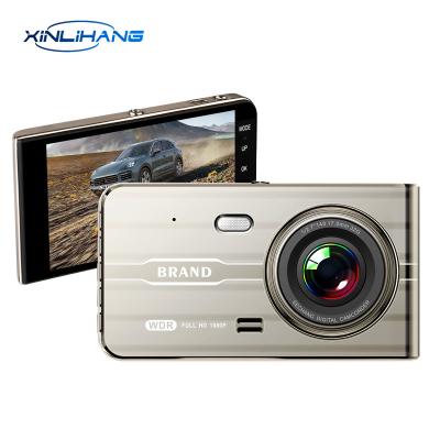 China 4 Inch Dual Lens IPS Screen Wireless Dashboard Camera Security Dash Cam Camcorder Video Registrator for sale