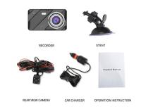China 4Inch Blackbox Car Dash Cam Recorder Parking Monitor With Loop Recording for sale