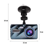 China 24 Hour Front Rear WDR Blackbox DVR Dash Cam Automatically for sale