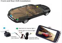 China Wide Angle Car DVR Dash Cam 1080P 4 Inch 170 Degree IPS Touch Screen for sale