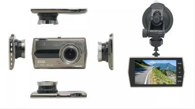 China Dual HD 1080P Car DVR Dash Cam Recorder 4 Inch IPS Screen Front And Rear Camera for sale