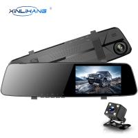 China 60HZ Blackbox Rear Mirror Dash Cam Car Camera Driving Video Recorder 1080P for sale