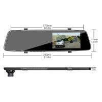 China Car DVR Mirror Live View Dash Cam With Motion Detection 4.5 Inch for sale