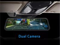 China 32GB 10 Inch Vehicle Blackbox DVR Dash Cam FHD 1080p Stream Media for sale
