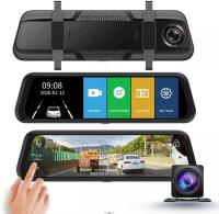 China Streaming Media WDR 1080p Dash Cam Mirror DVR Full Hd 1080P 10 Inch for sale