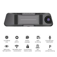 China 10 Inch Car DVR Camera Night Vision Motion Detection Dash Cam 1440P for sale
