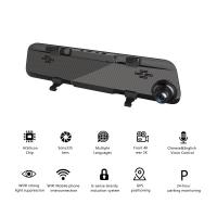 China Car Ultra HD 4G Blackbox DVR Dash Cam Video 12 Inch WIFI GPS Track Sony IMX335 for sale