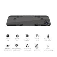 China Rearview Mirror Motion Sensor 4K GPS Dash Cam For Car 12 Inch SONY IMX335 3840x2160P for sale
