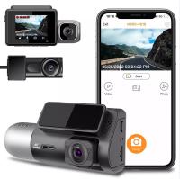 China 3Channel Dashcam Wifi 4k 2Inch IPS 4g ADAS Mirror Blackbox for sale