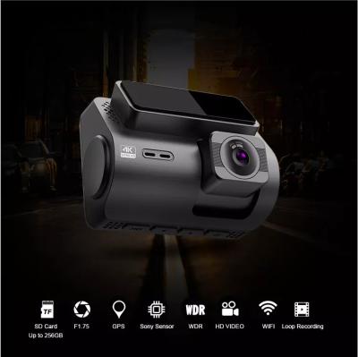 China RGB AHD Dual Lens GPS Wifi Dash Cam With Speed And GPS Motion Detection for sale