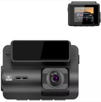 China RGB AHD Dual Lens GPS Wifi Dash Cam With Speed And GPS Motion Detection for sale