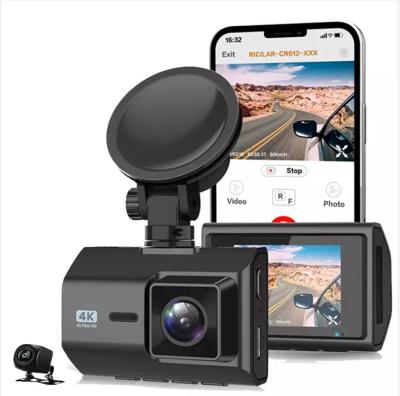China 2 Inch IPS Dual Dashcam WiFi 4K 2K Dual With Sony IMX335 Sensor for sale