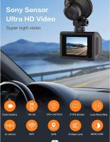 China Vehicle Security Dashboard Gps Tracking Dash Cam Rearview Mirror 4K IMX335 NTK96670 for sale