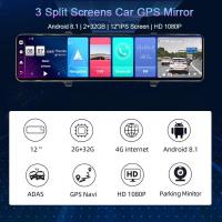 China WDR Rear View Dash Cam With Speedometer Android 8.1 2G RAM 32G ROM GPS Navigation for sale