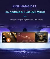 China uSB Android 8.1 4g Mirror HD1080P Car DVR Camera blackbox With ADAS Wifi GPS Navigation for sale