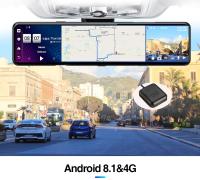 China FHD1080P Dual Wireless Dashboard Camera Mirror Mounted Dash Cam IPS Screen for sale